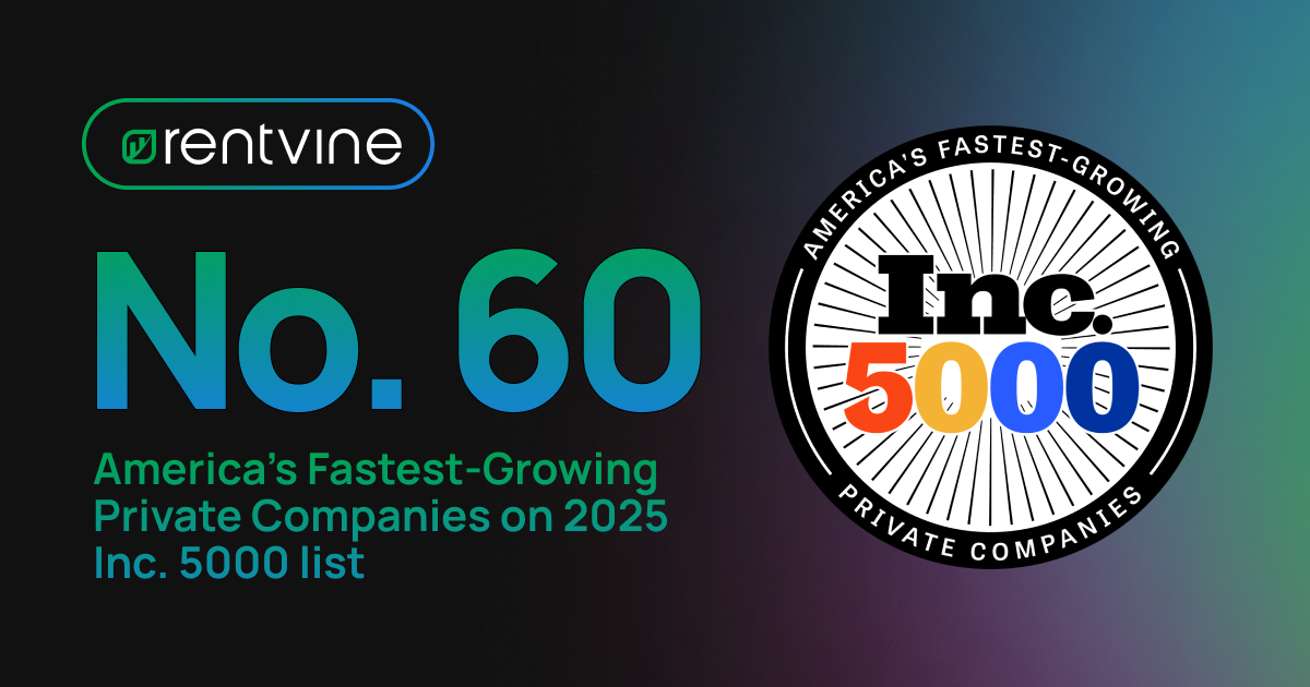 Rentvine Ranks #60 on the 2025 Inc. 5000 List